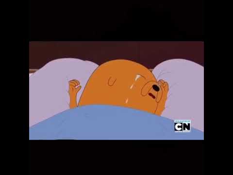 Jake the dog crying/sleeping (adventure time MEME) - YouTube