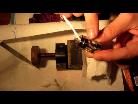 AGA-W mit Bio-Watte Docht wickeln. Extra-Video für Kai!