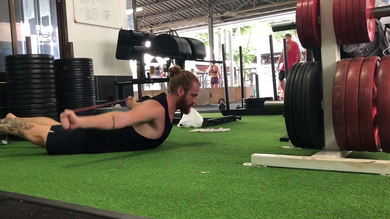 Superman Hold +Band shoulder dislocates - YouTube