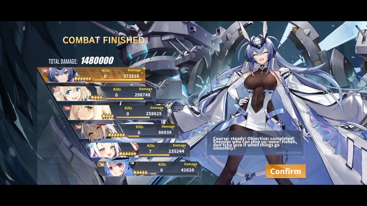 Azur Lane Scharnhorst Meta Nevada + Oklahoma Kill (ft New Jersey ...