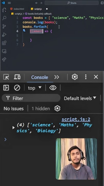 ForEach in Javascript | 35/100 Javascript Challenge - YouTube