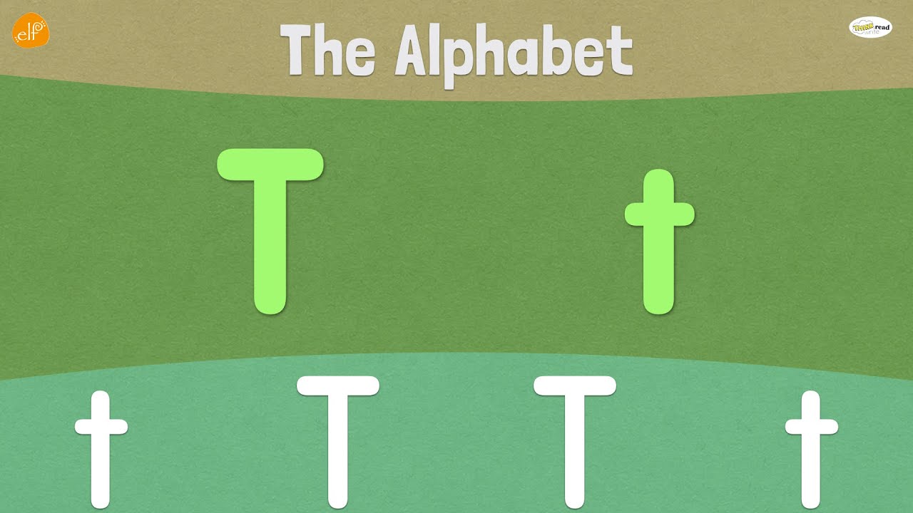 Letter T | Early Phonics | Think Read Write | ELF Learning | ELF Kids ...