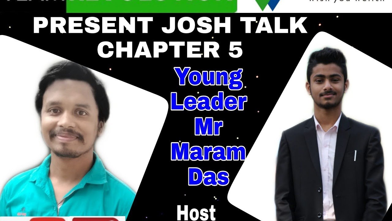 ''JOSH TALKS'' With Mr. Maran Das (Young Dynamic Leader) - YouTube