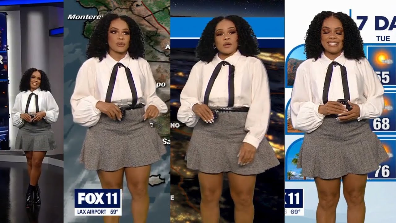 Star Harvey with the weather forecast for Good Day LA/FOX11 LA ...