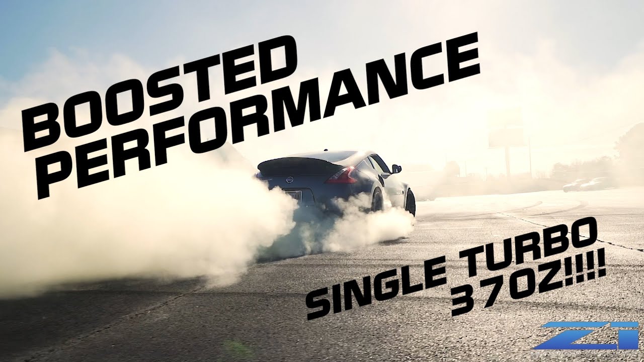 BOOSTED PERFORMANCE Single Turbo 370Z Dyno - YouTube