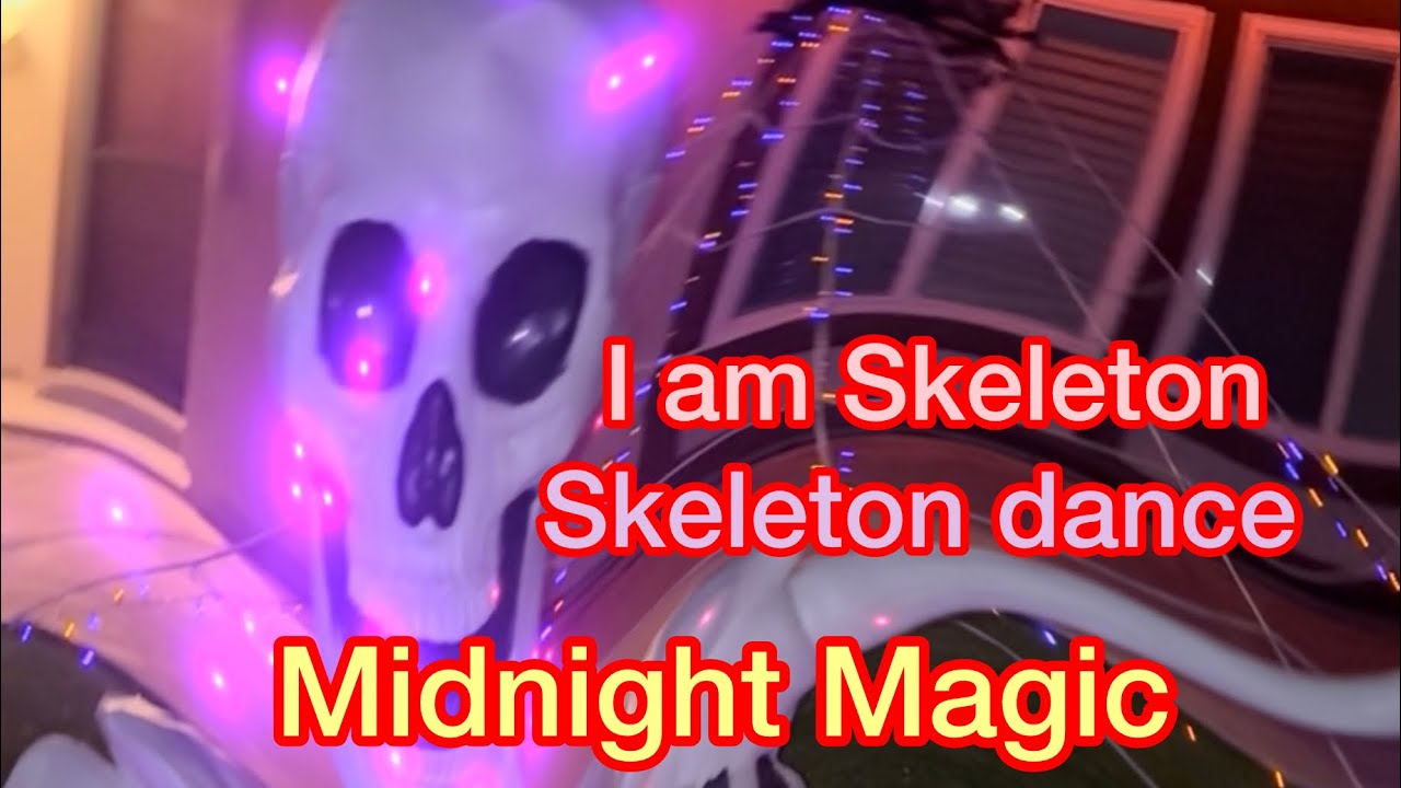 Midnight Magic song | Skeleton dance #shake #fun #happyhalloween # ...