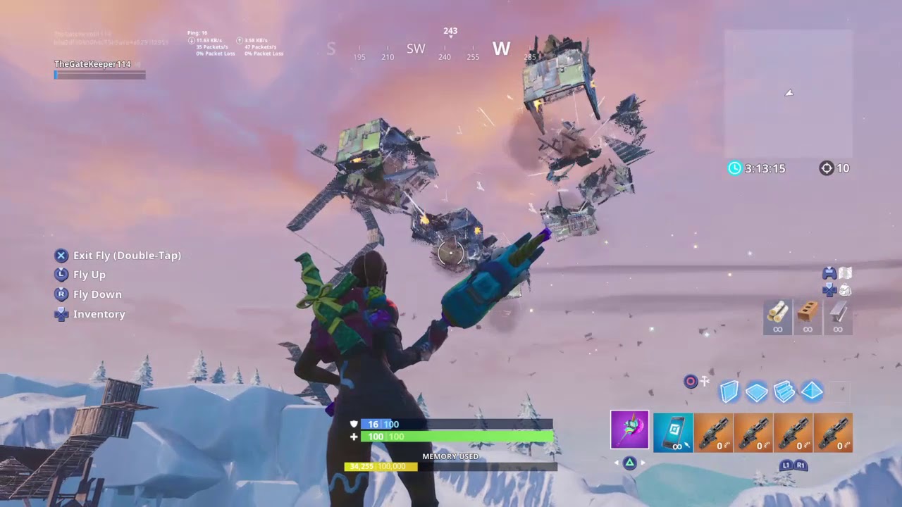 Crazy port-a-fortress collapse - YouTube