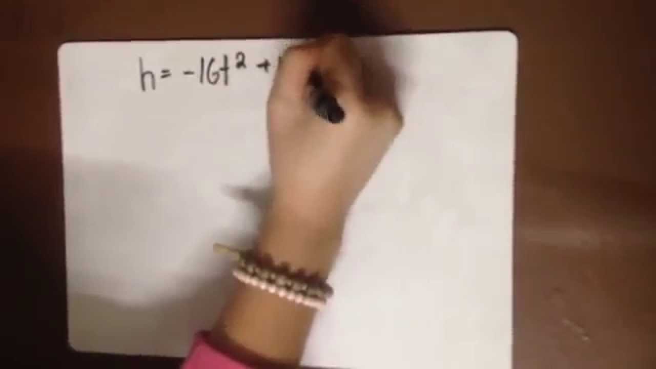 Quadratic Functions in real life! - YouTube
