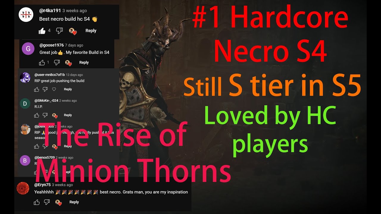 Best S4 Hardcore Necromancer build going into S5 - From Niche to ...