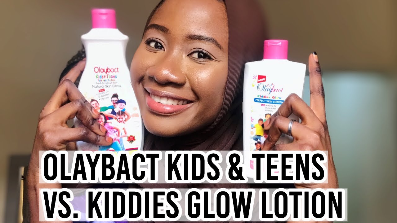 Moisturizers For Kids | Olaybact Kids & Teens vs. Kiddies Glow Lotion ...