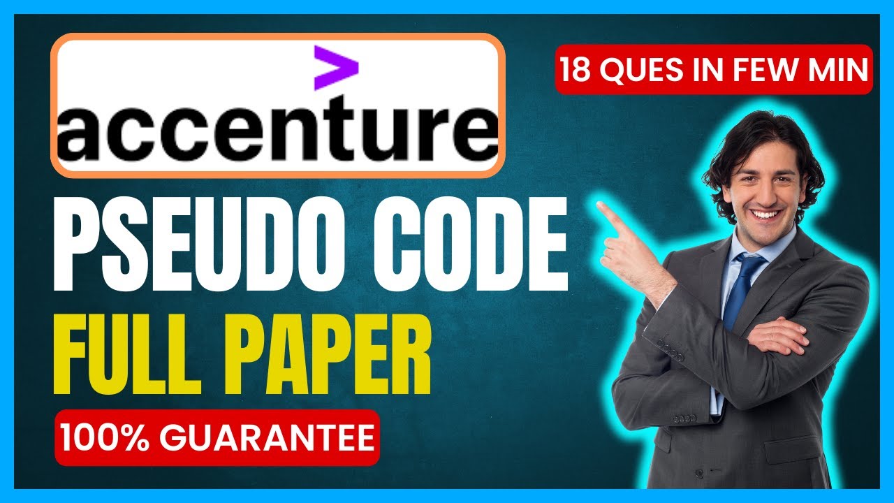July Actual Question | Accenture Pseudo Code | Accenture Assessment ...