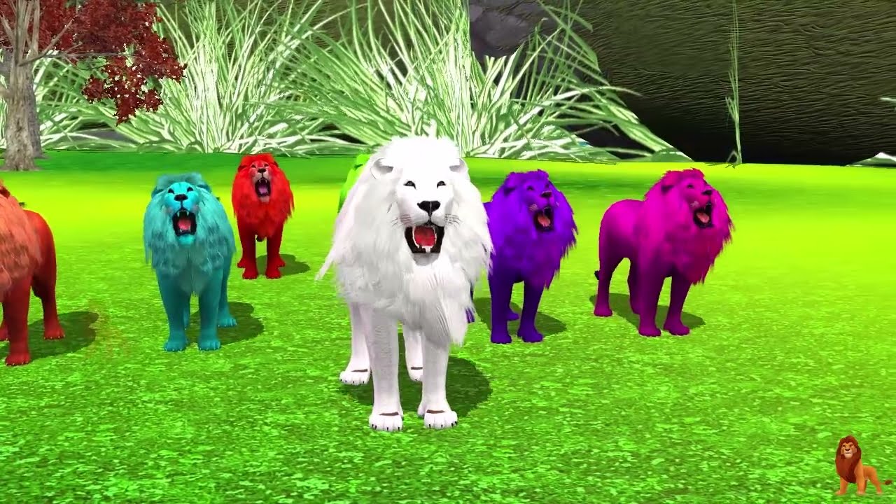 एक राज़ बना सफेद शेर के पिता पर कहर-रंगीन शेर और बाघ की सेना के बीच ...