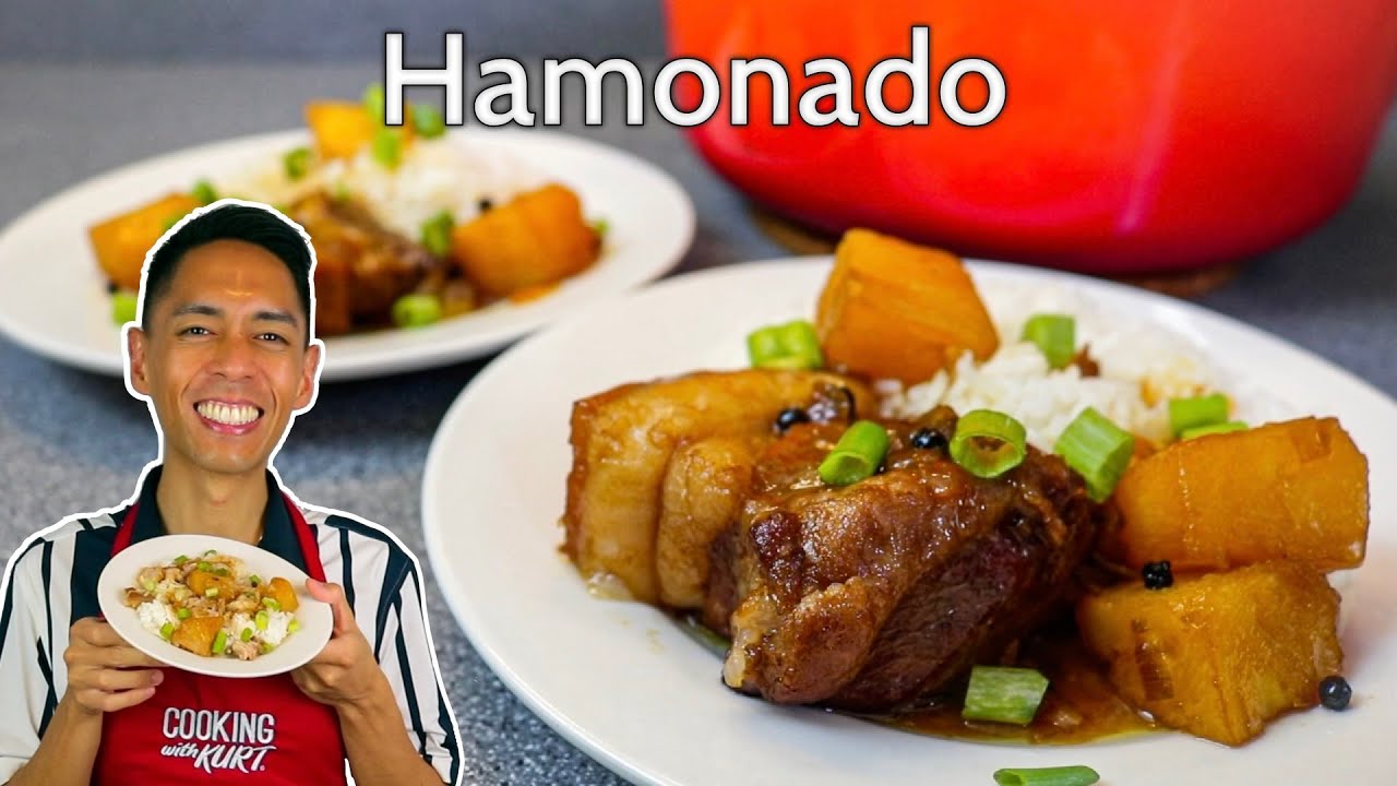 Hamonado: Filipino-Style Braised Pork Belly in a Sweet Pineapple Sauce ...