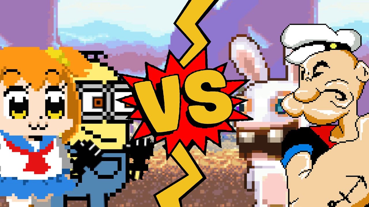 M.U.G.E.N Battles | Popuko Chitosegaoka/Dave the Minion vs Popeye ...