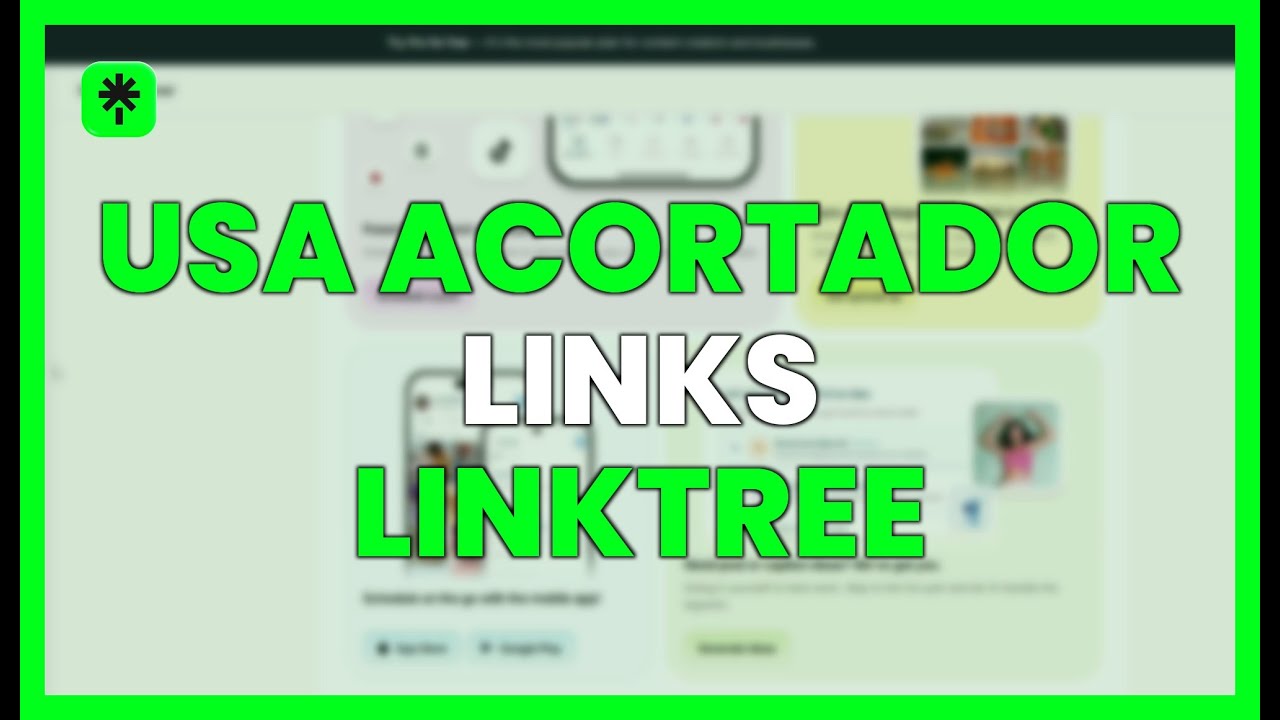 USA el ACORTADOR de LINKS de LINKTREE de forma INTELIGENTE - YouTube