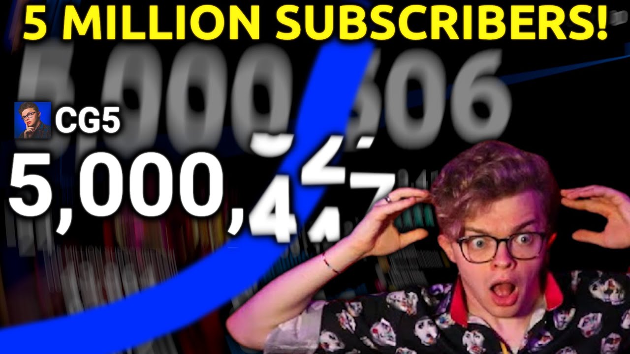 @CG5 HITTING 5 MILLION SUBSCRIBERS! - YouTube
