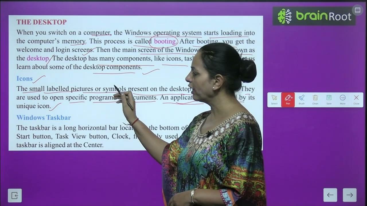 BRAIN ROOT COMPUTER CLASS 3 CHAPTER 3 INTRODUCTION TO WINDOWS 11 - YouTube