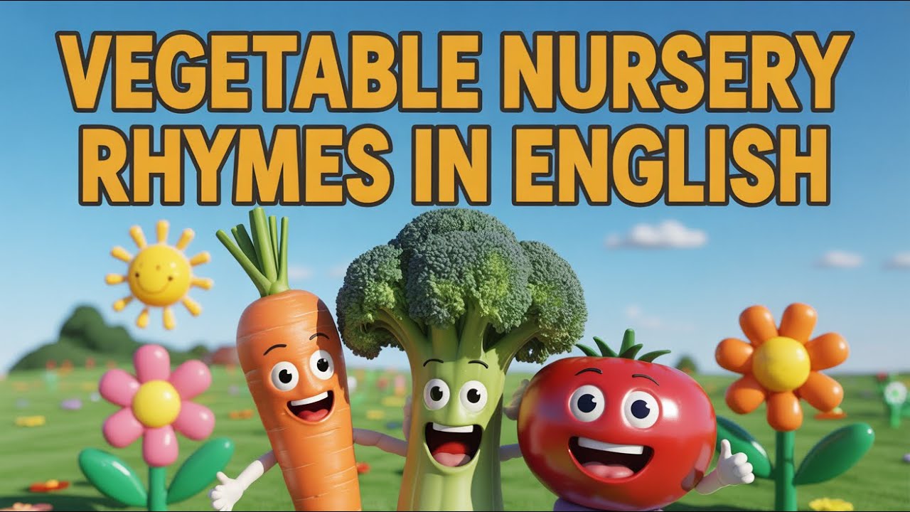 Nursery Rhymes Vegetables | Educational Songs for Kids Learning English ...