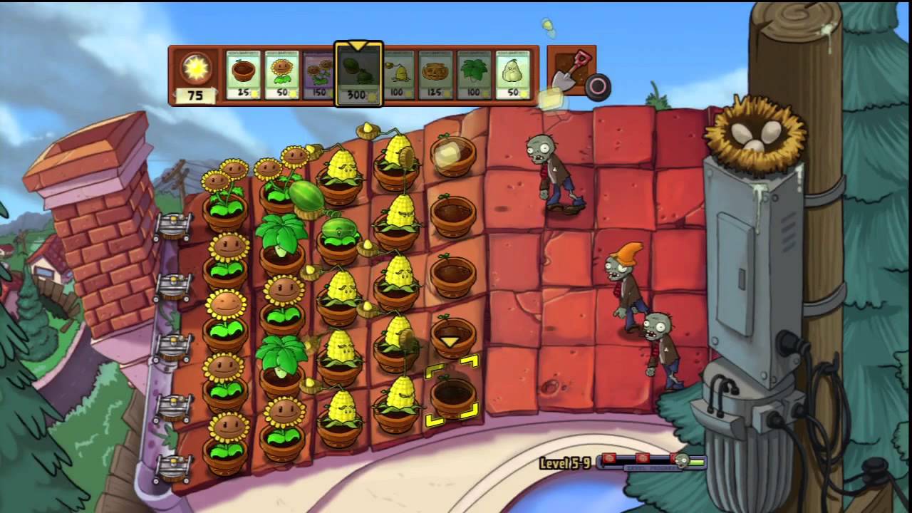 Let's Play Plants Vs. Zombies (PS3) - 32 - Last Level - YouTube
