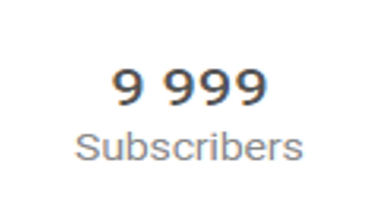 WHAT HAPPEN WHEN YOU PASS 9.999 SUBSCRIBERS ?! - YouTube