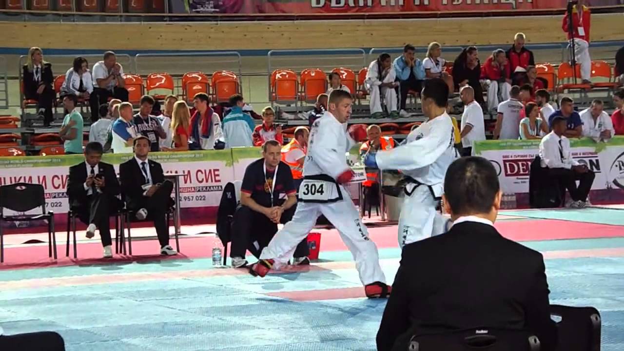 Alan Rafferty (Sco) v Hwang Taeyong (Jap) Male -78kg Sparring - YouTube