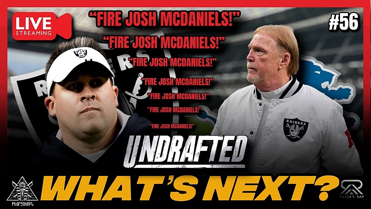 FIRE Josh McDaniels? LIVE Call In ☎️ Show, Mark Davis, Raiders-Bears ...