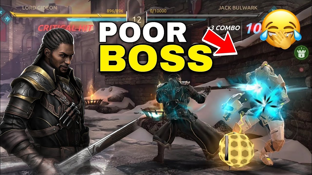 LORD GIDEON vs JACK BULWARK story mode| shadow fight 4 story mode| lord ...