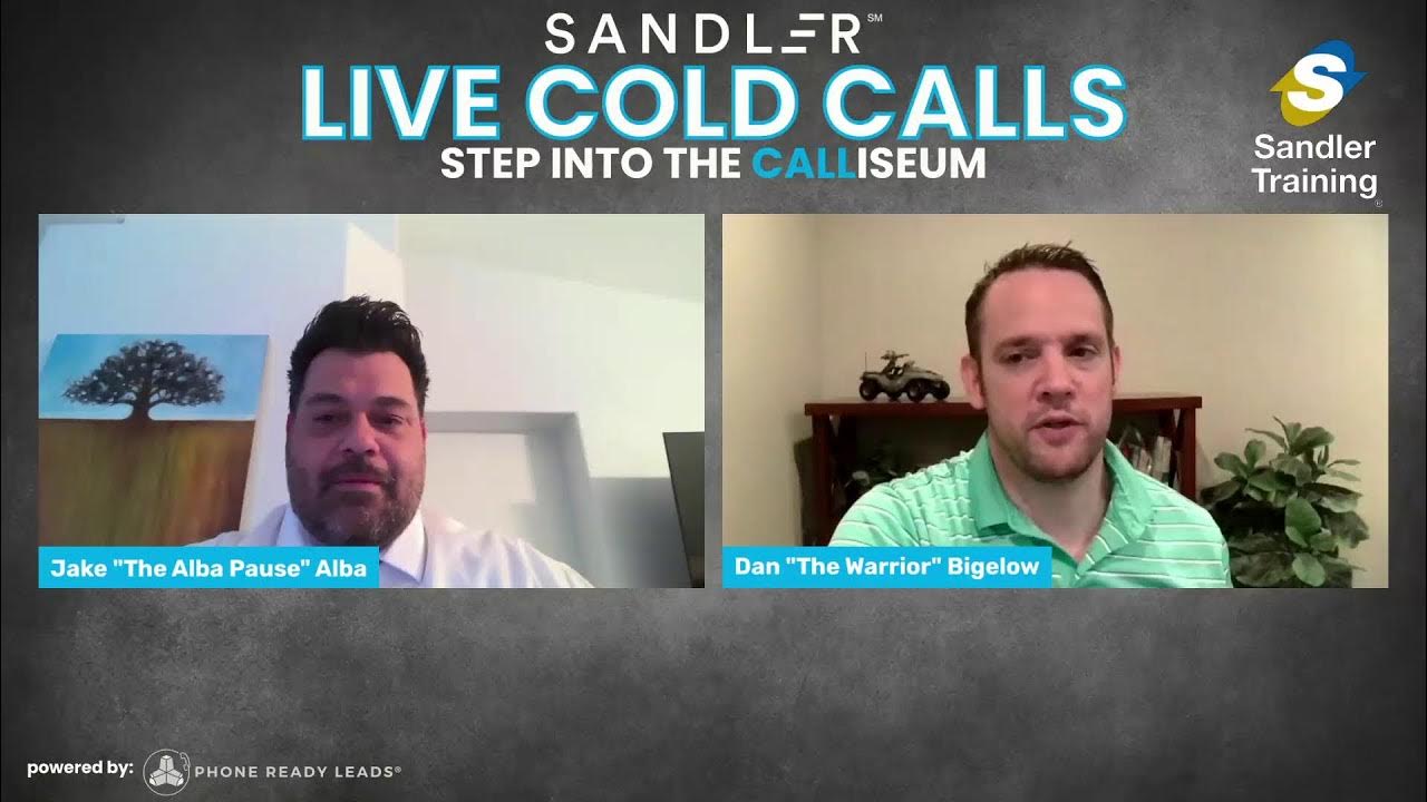 LIVE COLD CALLS - Step into the CALLiseum - Sandler Training Utah - YouTube