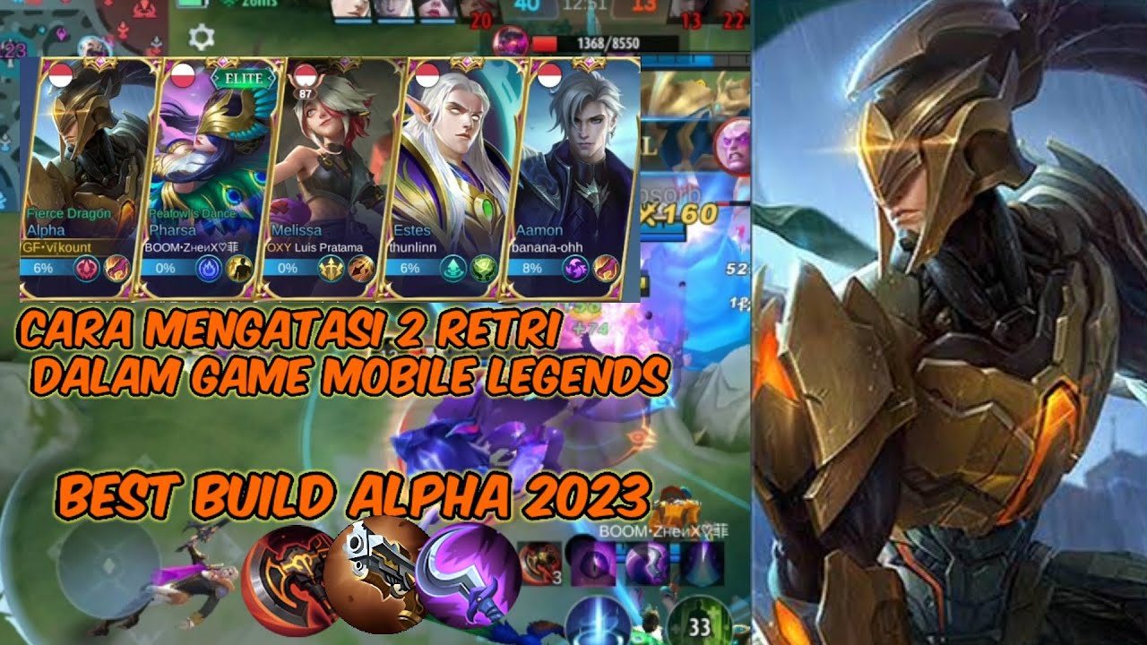 2 Retri Dalam Satu Tim DARK SYSTEM MOONTON?! Best Build Alpha 2023 ...