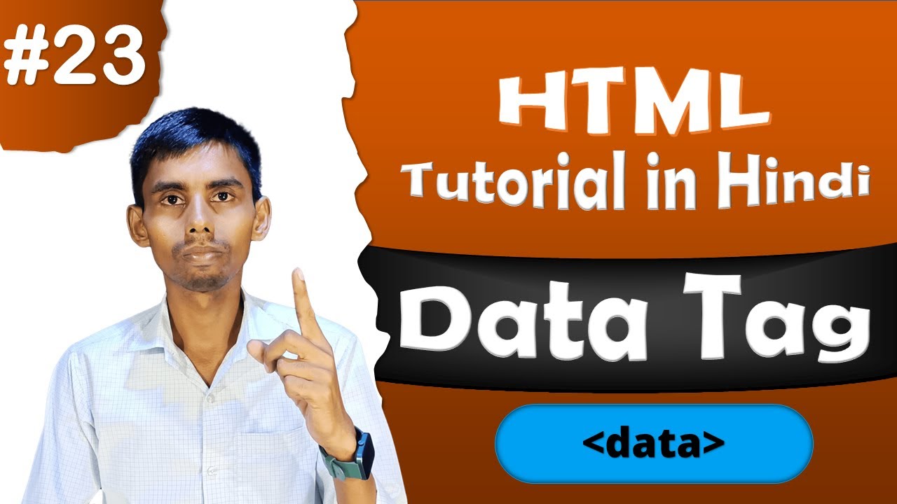 HTML Data Tag tutorial & how to use data tag in Hindi - YouTube