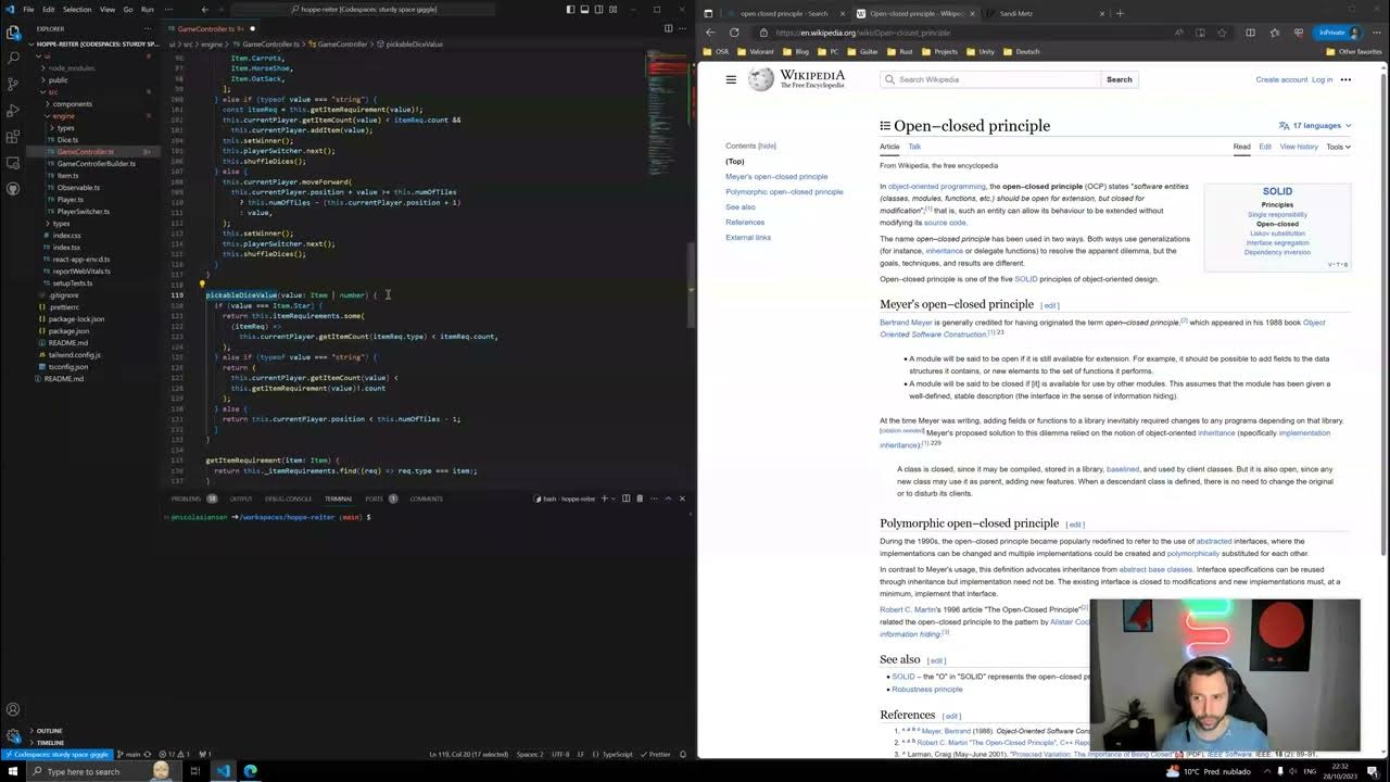 Refactoring code to achieve open-closed principle - YouTube