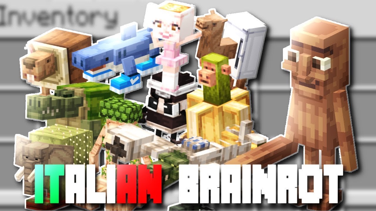 How to Download Italian Brainrot Addon in Minecraft Bedrock | iOS ...
