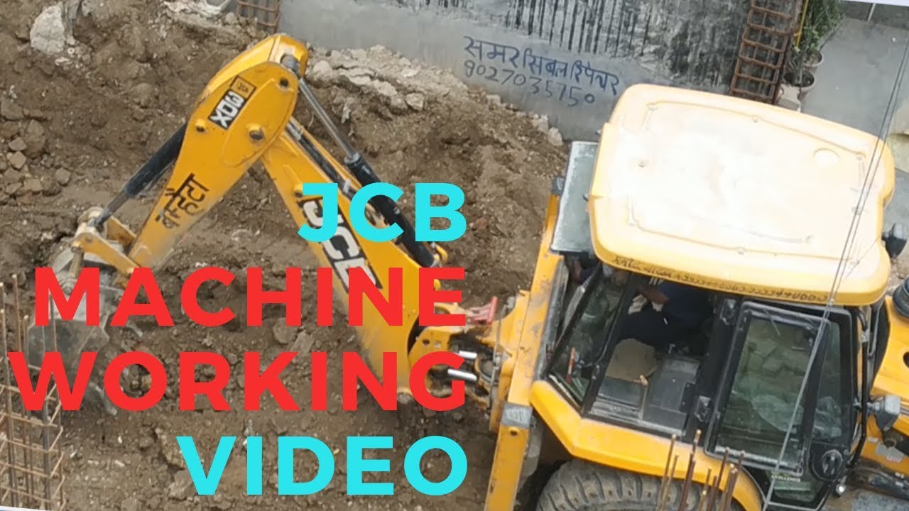 How to work JCB machine | JCB working for construction | JCB machine ...