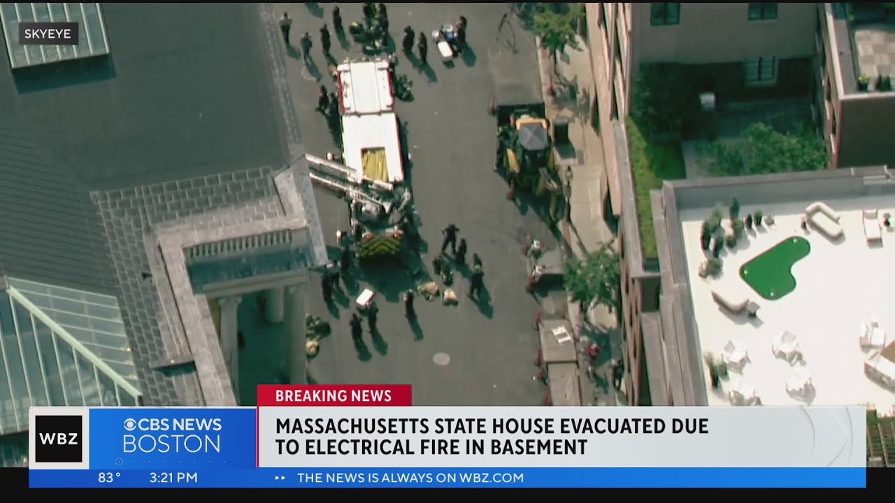 Massachusetts State House evacuated for electrical fire in basement ...