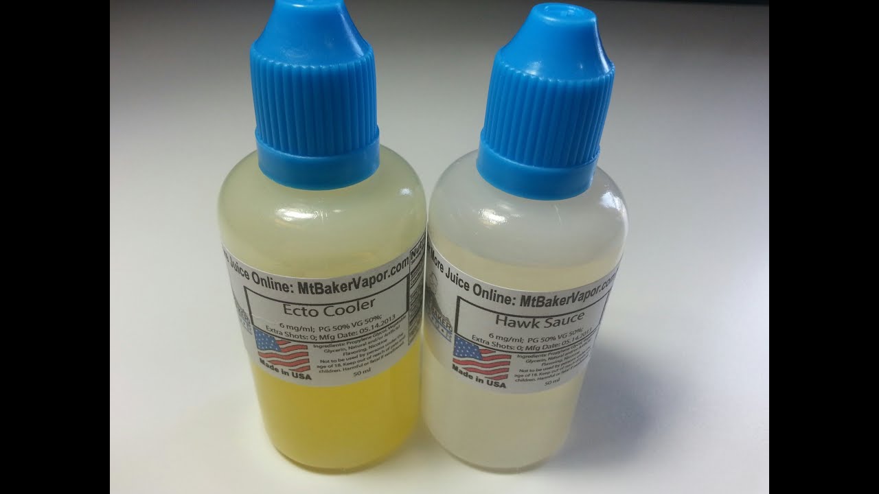 2 from Mt Baker Vapor Juice Review Ecto Cooler & Hawk Sauce - YouTube