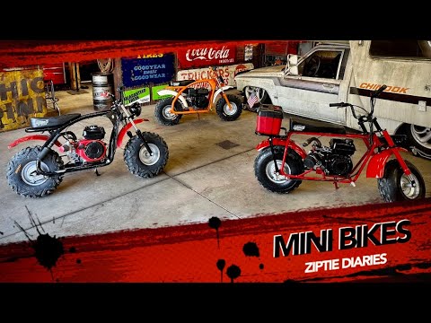 MINI BIKE MADNESS!!!! - test n tune day with a group of friends - YouTube
