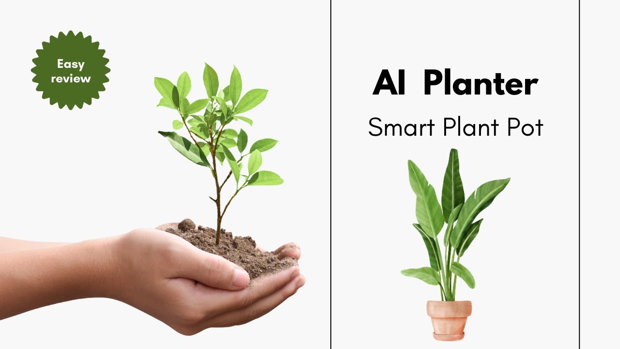 Smart Plant Pot AI Smart Planter Robot Indoor Decoration Planter Water ...