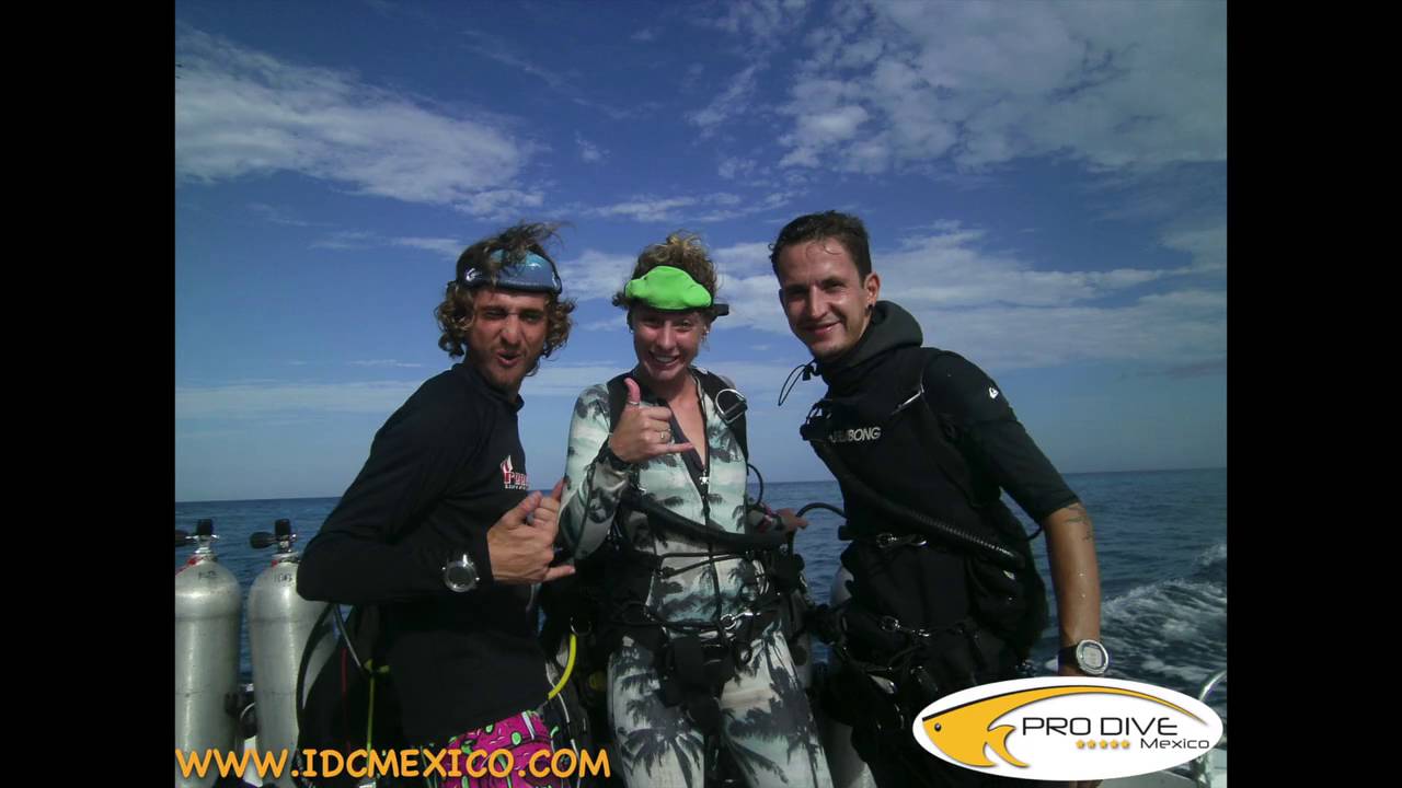 PADI IDC SEPTEMBER 2015 - Pro Dive Mexico - YouTube