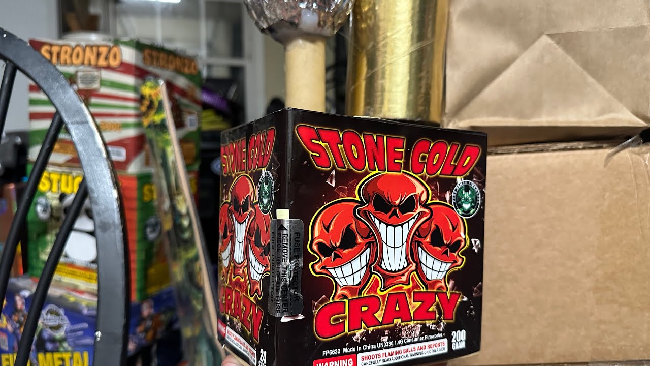 Stone Cold Crazy 200g (Pyro Demon Fireworks) - YouTube