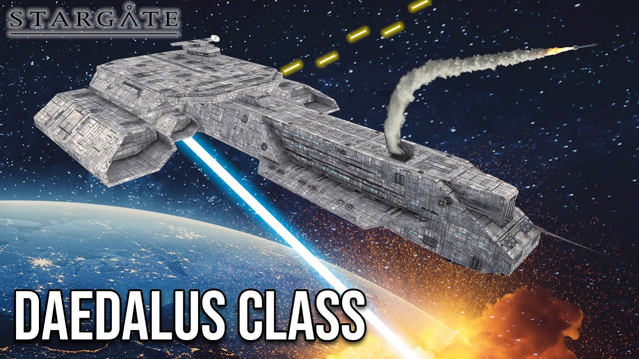STARGATE Ships Explained: DAEDALUS CLASS Battlecruiser - YouTube