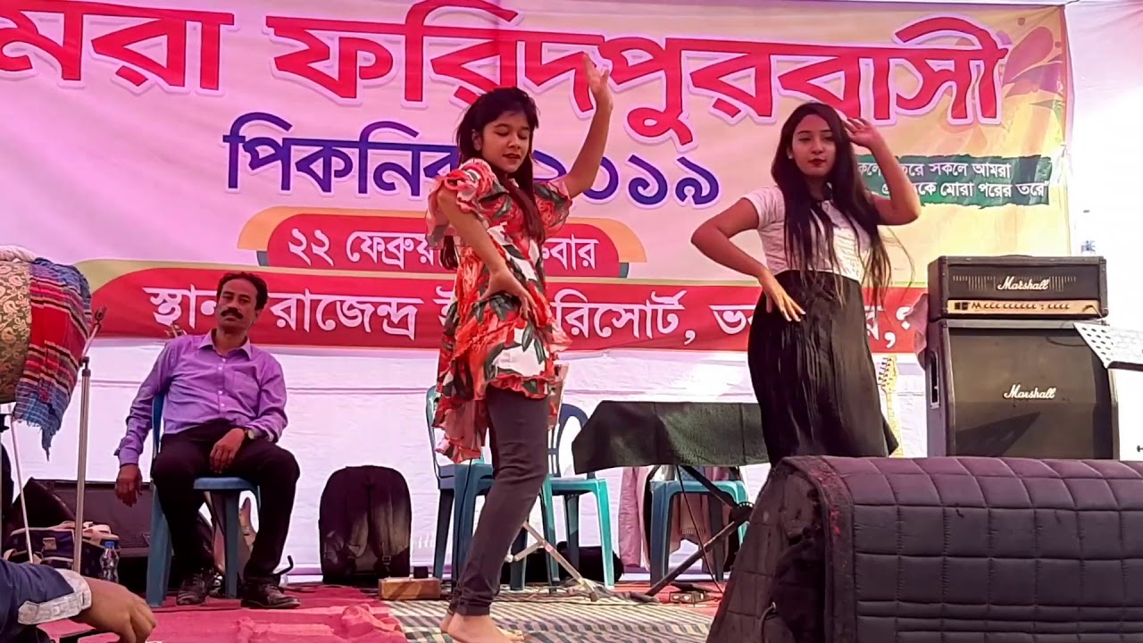 Rangan Riddo & Anzum Simi Dance Dilbar Dilbar Picnic 2019 - YouTube