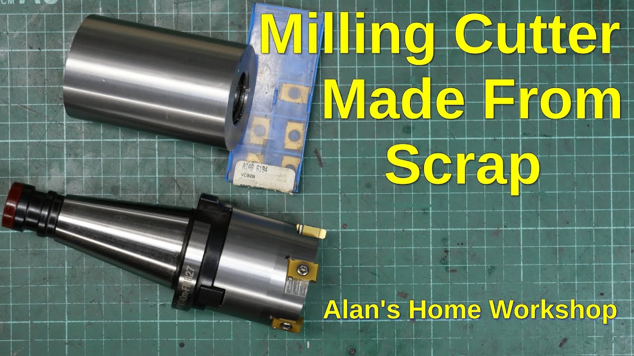 Making a face milling cutter from scrap. - YouTube