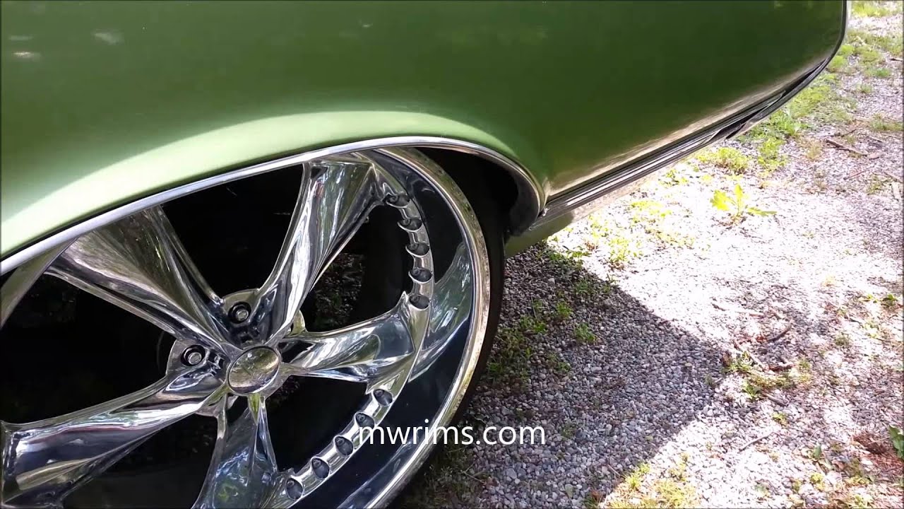MIDWEST STREET RYDERS 71 cutlass on 24" foose nitrous rims - YouTube