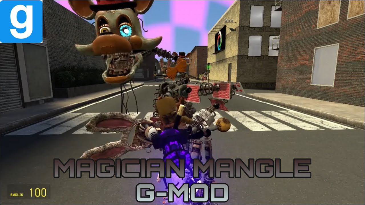 Magician Mangle-FNaF AR MANGLE SKIN(GMOD) - YouTube