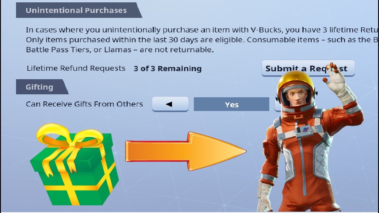 Fortnite Giving *Skins* Feature! ("Gifting" in Fortnite) - YouTube