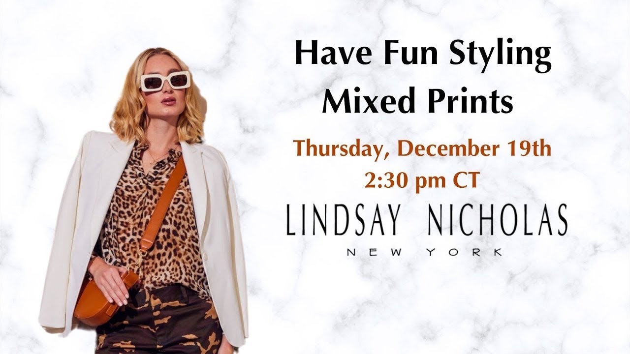 Have Fun Styling Mixed Prints - YouTube