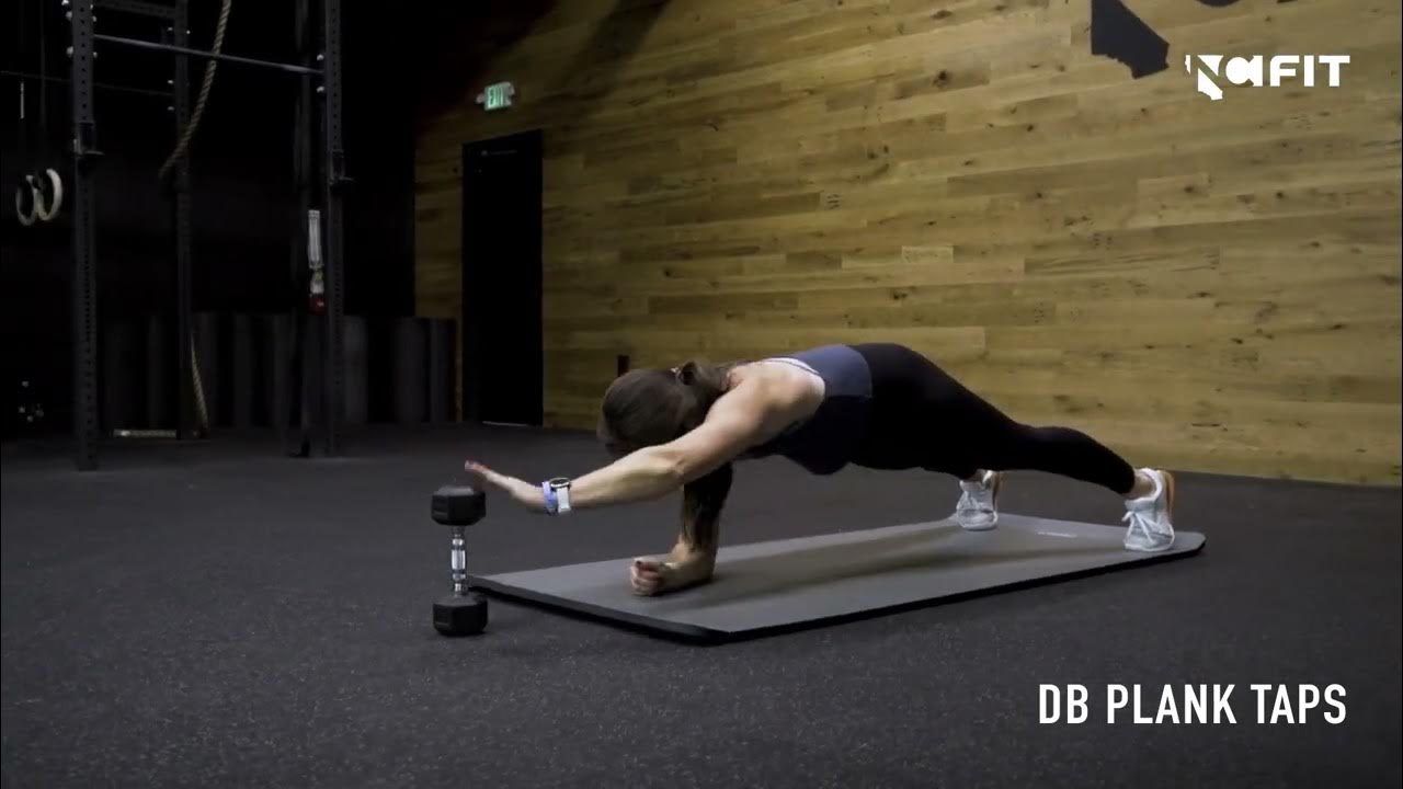 DB Plank Taps - YouTube