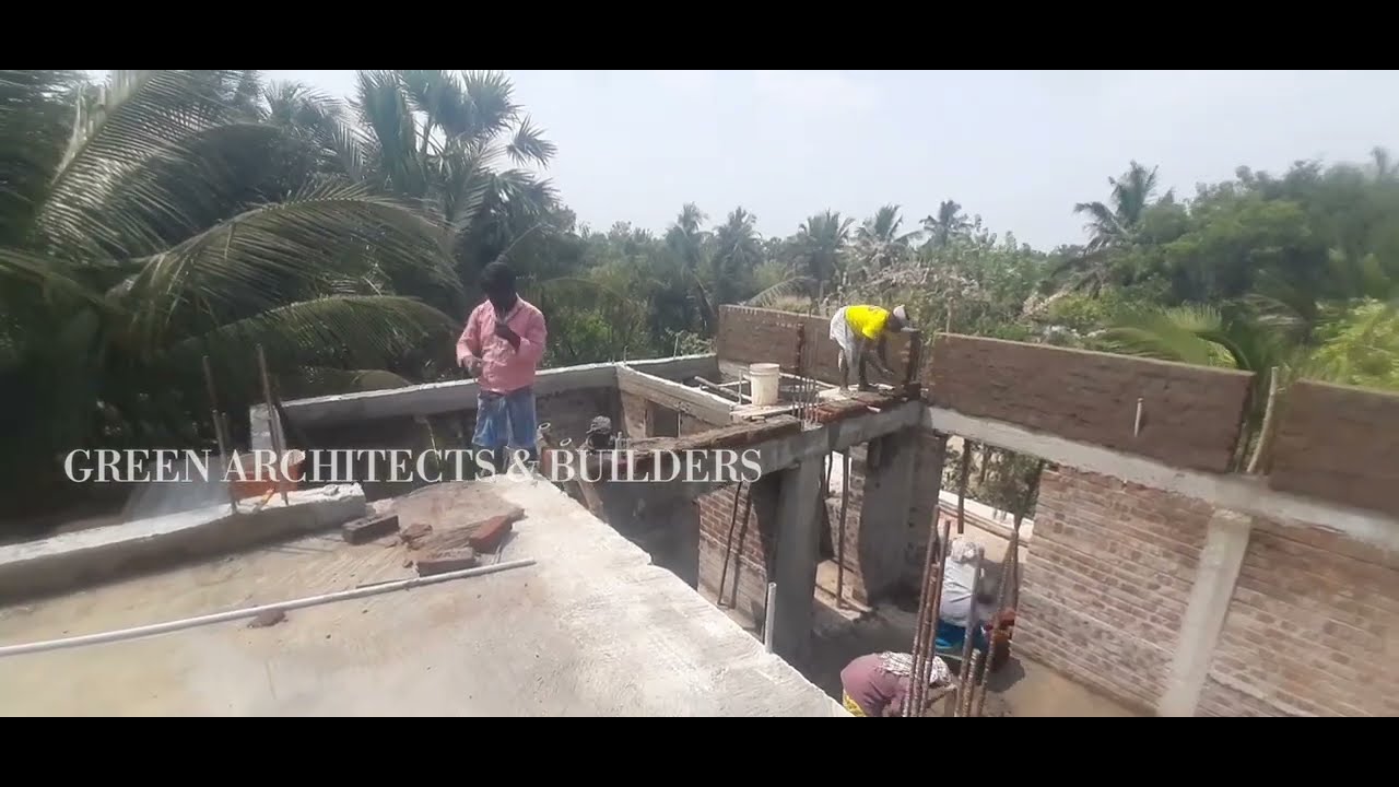 Lintel level to roof level construction - #construction #slab #Roof # ...