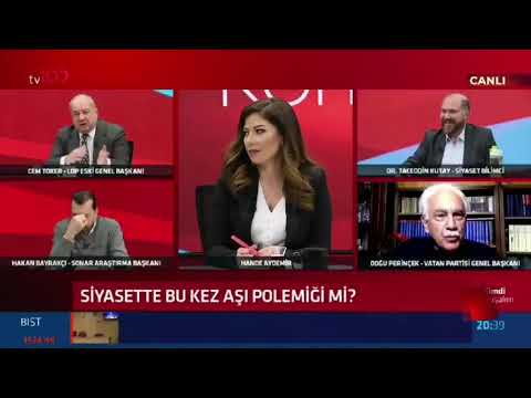 Doğu Perinçek canlı yayında sinirlendi: Otur orada adam gibi