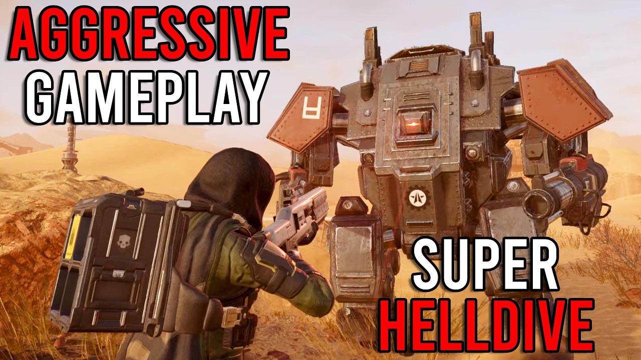 Helldivers 2 - Aggressive SOLO Full Clear (Super Helldive) - YouTube